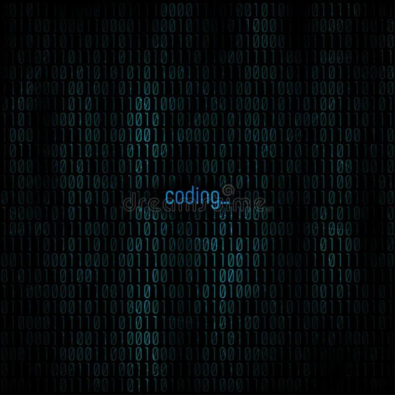 Coding Abstract Background. Matrix With Binary Code For Your Business ... Coding Abstract Background. Matrix With Binary Code For Your Business ...
