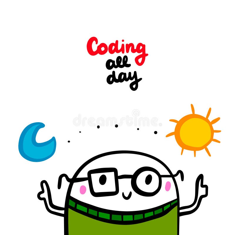 Coding Cartoon Stock Illustrations – 10,293 Coding Cartoon Stock ...