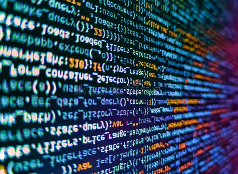 Programmer Developer Screen Software Developer Programming Code On