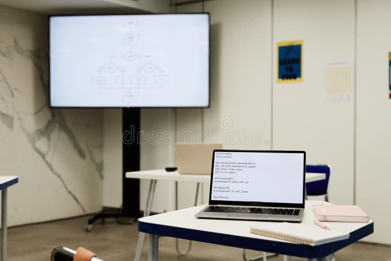 Coding Class Background stock image. Image of chair - 236821367