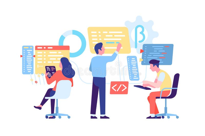 Coding Computers People. Software Engineering Process. Web and Apps ...
