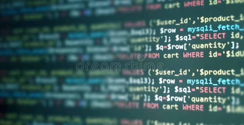Coding Concept Software Development Monitor Technology Display Application Source Code