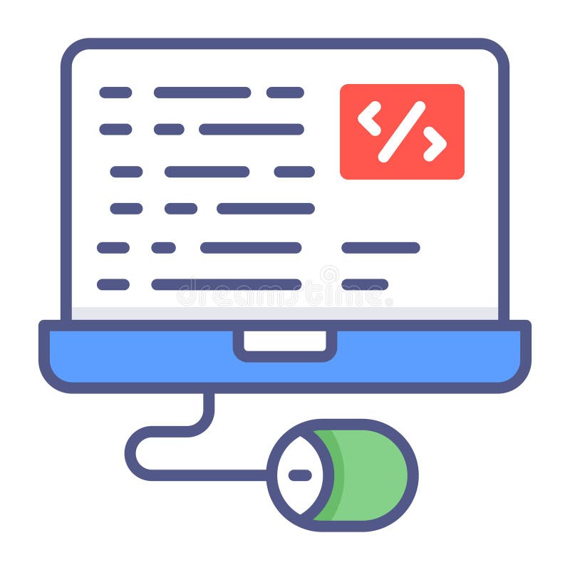 Coding Development Html Modern Concepts Flat Design Premium Quality Vector Illustration