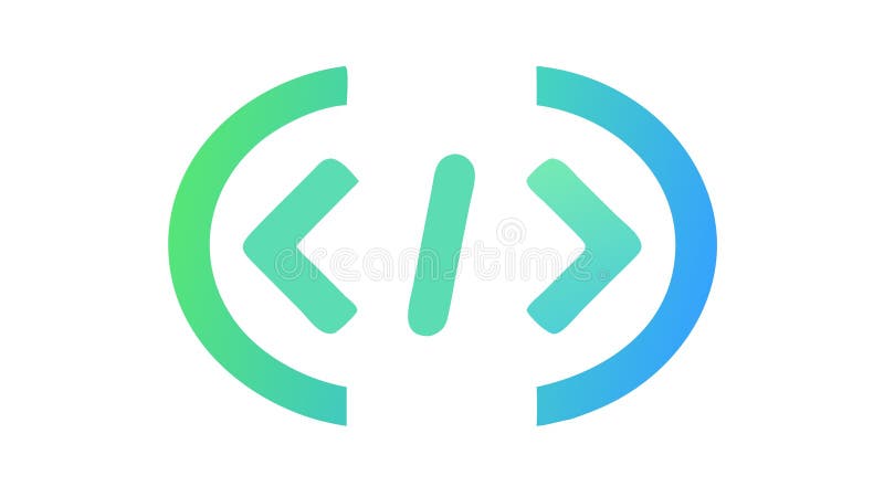 Coding Development Icon Vector Illustration, Vector Design Generative ...