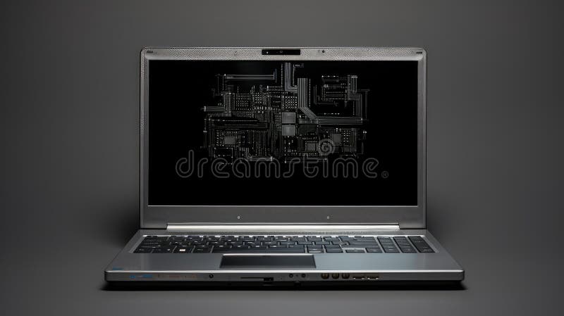 Professional Clean Focused Coding Grey Background Technology Stock ...