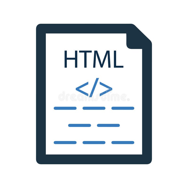 Coding, Html Code Icon Design Stock Vector - Illustration of ...
