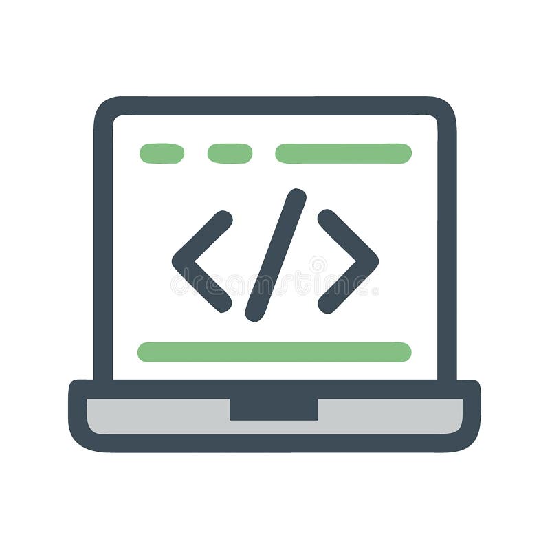 Coding icon stock illustration. Illustration of processes - 381388808