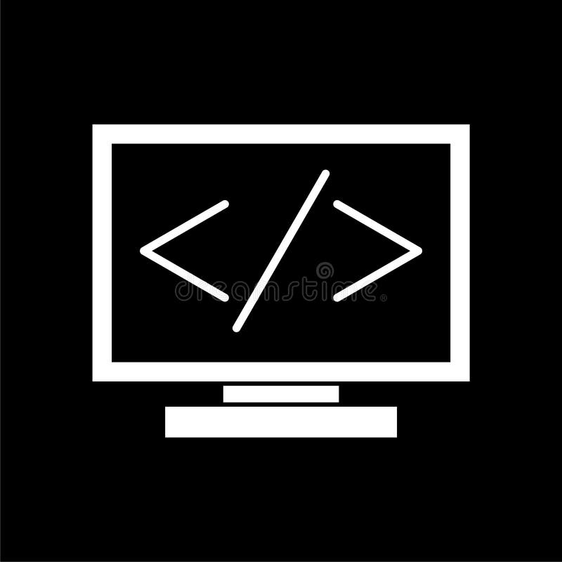 Coding Icon Dark Stock Illustrations – 1,516 Coding Icon Dark Stock ...
