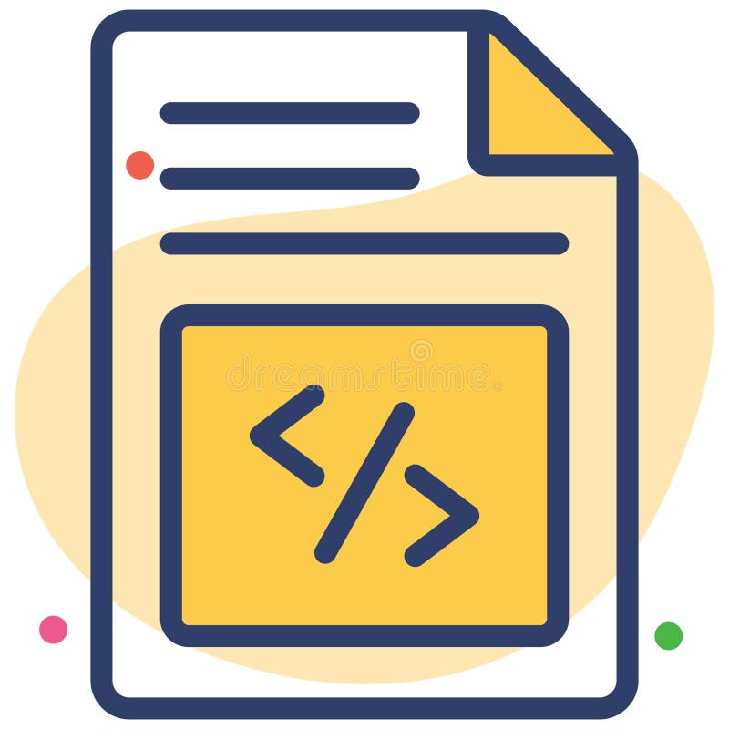 Coding Icon. User Interface Vector Illustration, As a Simple Vector ...