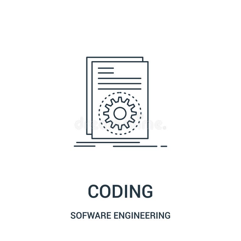 Coding Outline Stock Illustrations – 19,894 Coding Outline Stock ...