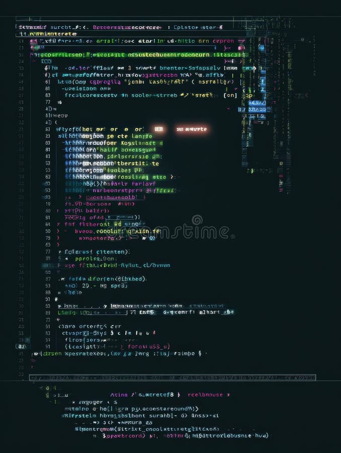 Matrix-style Code Interface Abruptly Changes To an Error Message ...