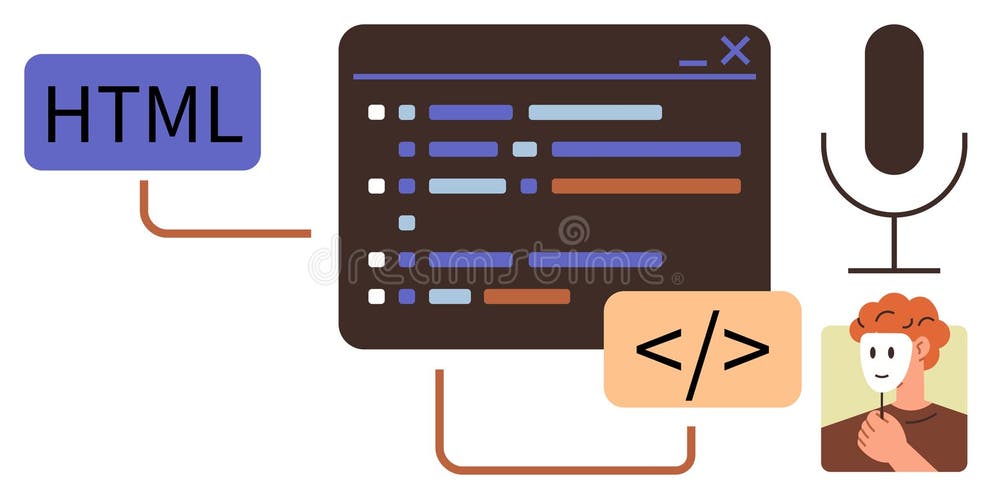 Highlighted Html Syntax Stock Illustrations – 23 Highlighted Html ...