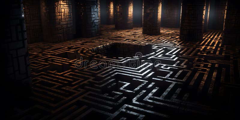 The Coding Labyrinth Hyper-realistic Textures High Contra One ...