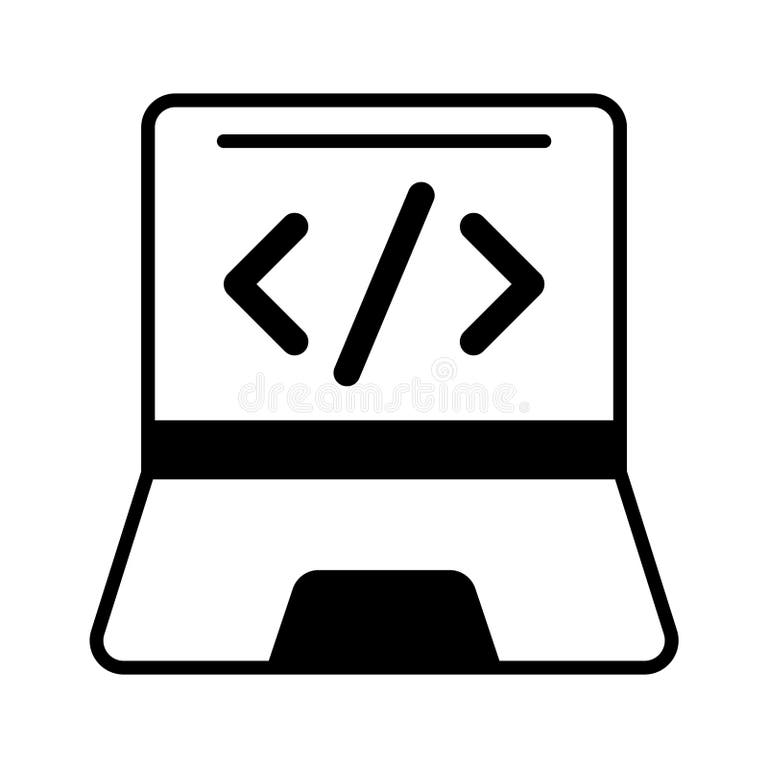 Coding stock vector. Illustration of programming, icon - 338469924