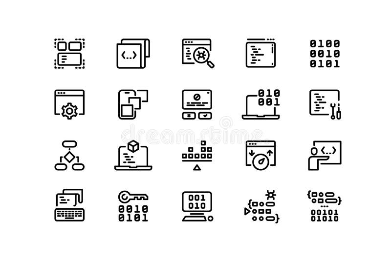 Debugging Software in Action Stock Illustration - Illustration of modify, control: 143608115