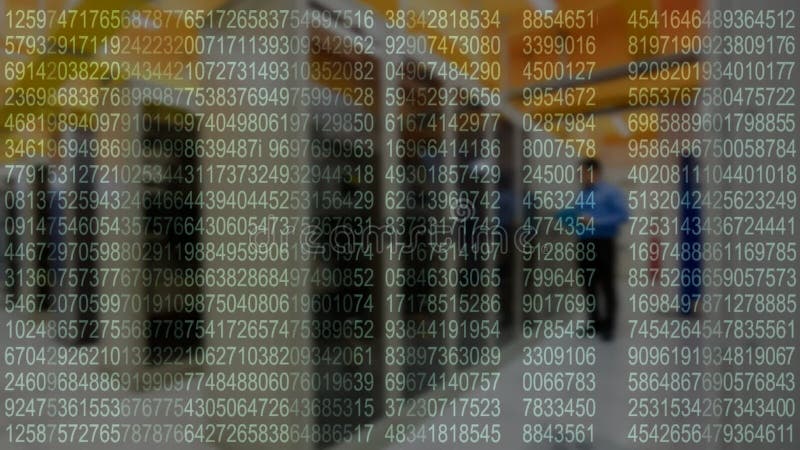 Man Working in Server Room and Blue Matrix Data Stock Video - Video of coding, adult: 134409473