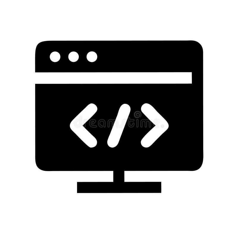 Coding Monitor Display: a Symbol of Software Development and ...