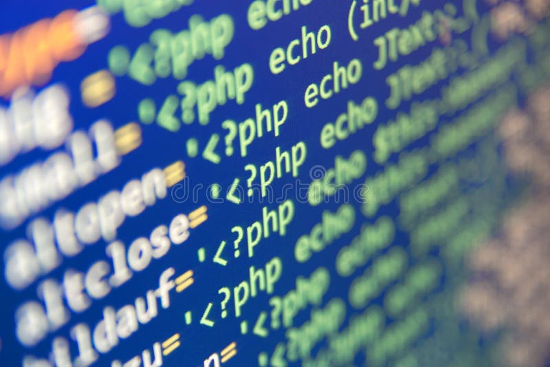 Coding stock photo. Image of development, application - 52458436