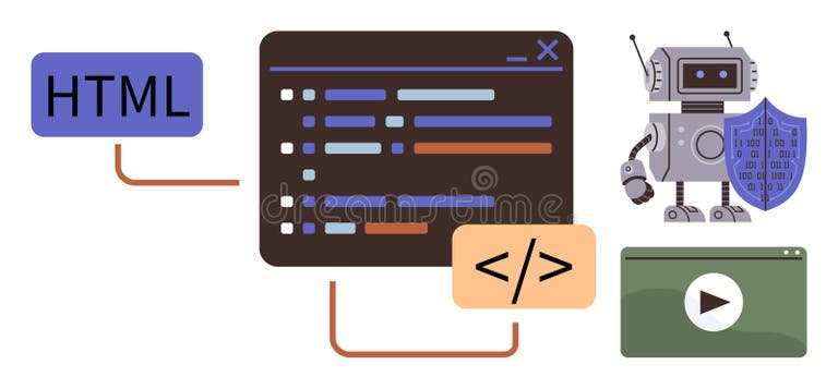 Html Coding Process Stock Illustrations – 2,803 Html Coding Process Stock Illustrations, Vectors ...