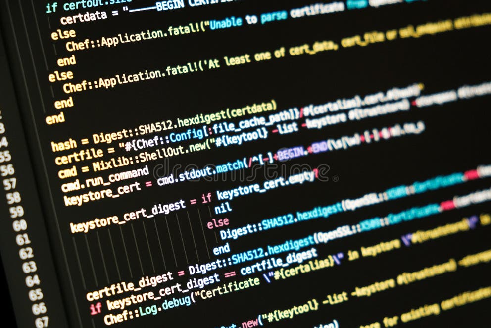 Coding Programmer Abstract Background. Computer Language Script Stock Photo - Image of java ...