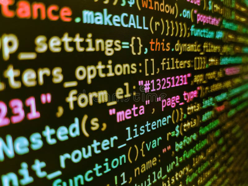 Coding Programmer Abstract Background Html Code On Lcd Screen Software Background Technology