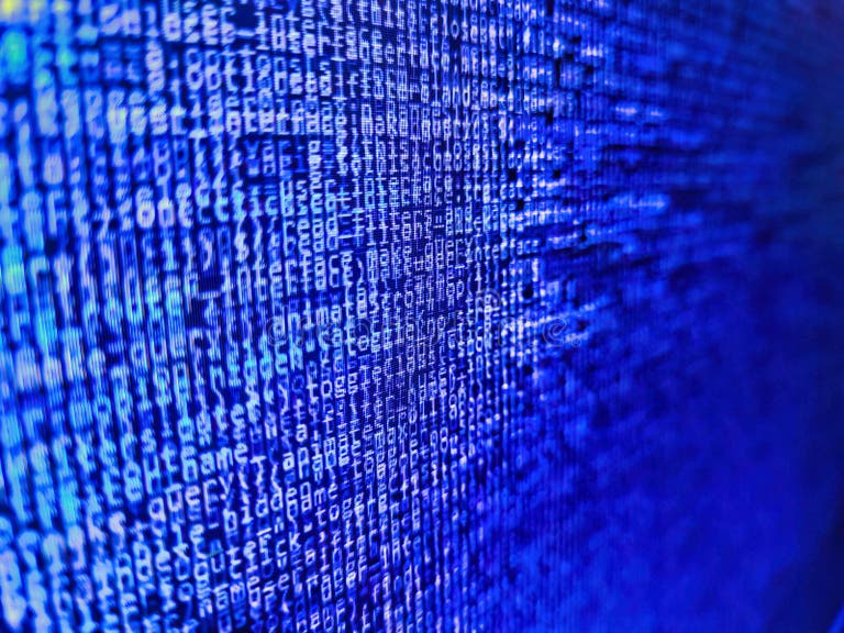 Coding Programmer Abstract Background. Abstract Screen of Web Developer. Developing Programming ...