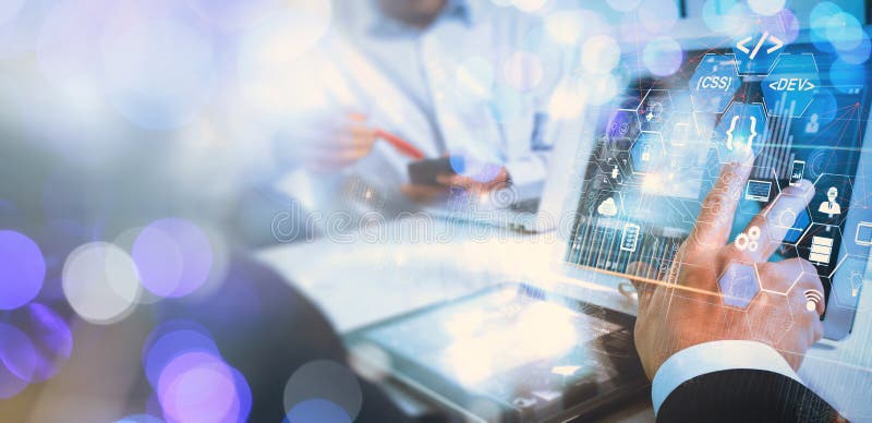 Coding Programmer Digital Technology Software Development Concept