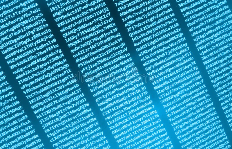 Coding Programming Source Code Screen Stock Image Image Of Byte