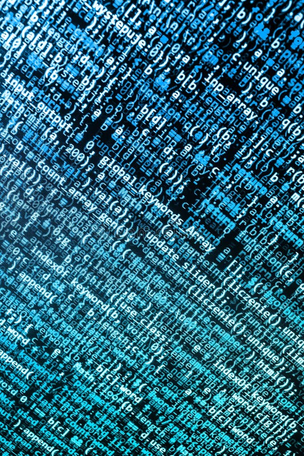 Coding Programming Source Code Screen Stock Illustration Illustration Of Electronic Business