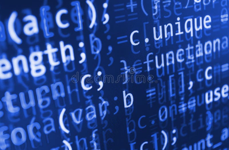 Coding Programming Source Code Screen Colorful Abstract Data Display Software Developer Web