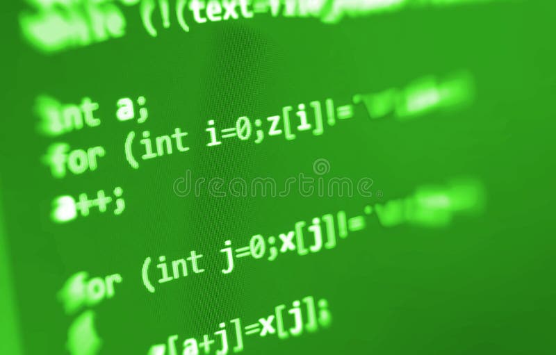 Coding Programming Source Code Screen Colorful Abstract Data Display Software Developer Web