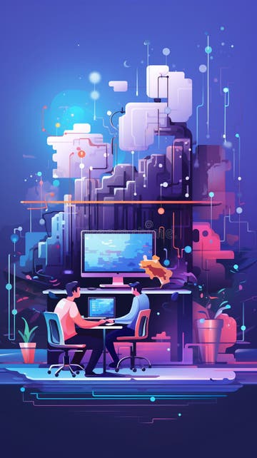 Cartoon Coding Stock Illustrations – 7,512 Cartoon Coding Stock ...