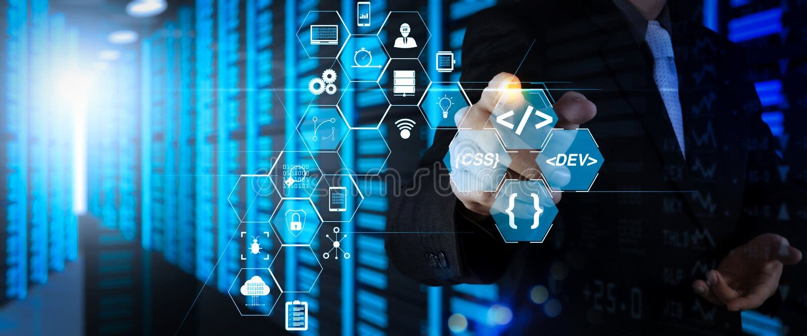 Coding Programmer Digital Technology Software Development Concept Software Engineer Working