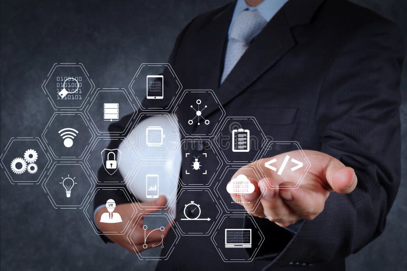 Smart engineer stock illustration. Illustration of background - 117665993