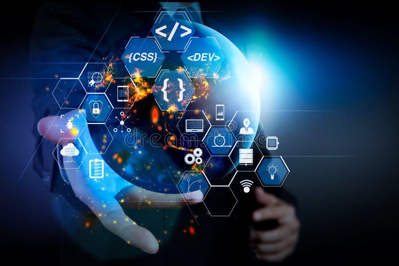 Coding Software Developer Work With Augmented Reality Dashboard Computer Icons Of Scrum Agile
