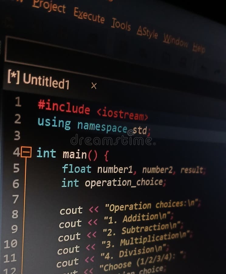 Coding Time with Various Number Codes Stock Image - Image of font ...