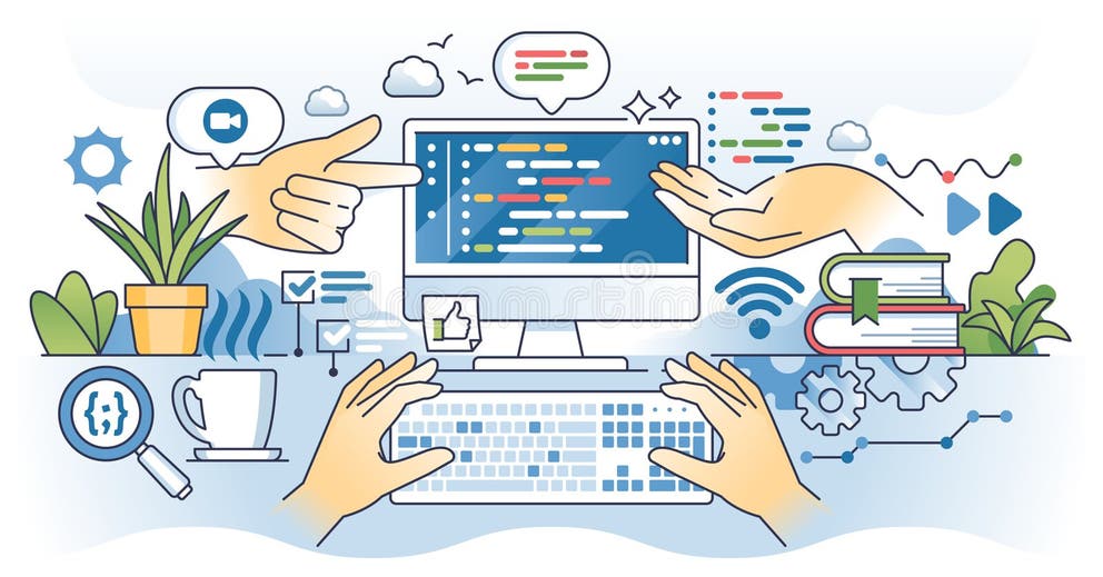 Software Hands Stock Illustrations – 6,481 Software Hands Stock ...