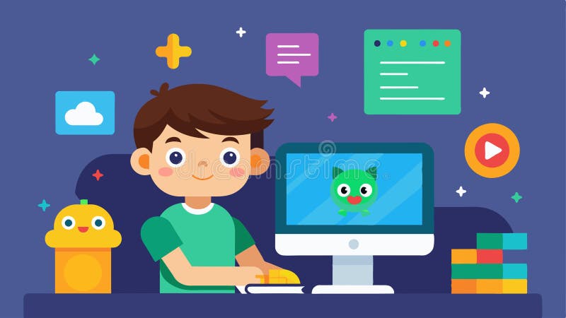 Kids Programming Stock Illustrations – 1,266 Kids Programming Stock ...