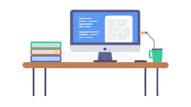 Desk Programming Coding Vector Stock Illustrations 2064 Desk Programming Coding Vector Stock