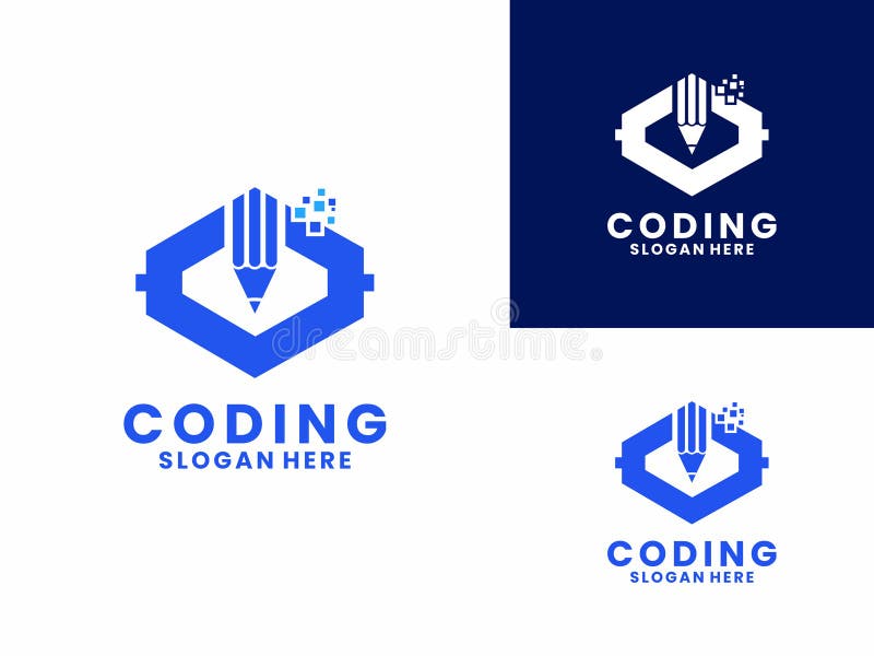 Software Coding Writer Company Logo Stock Illustrations – 4 Software Coding Writer Company Logo ...