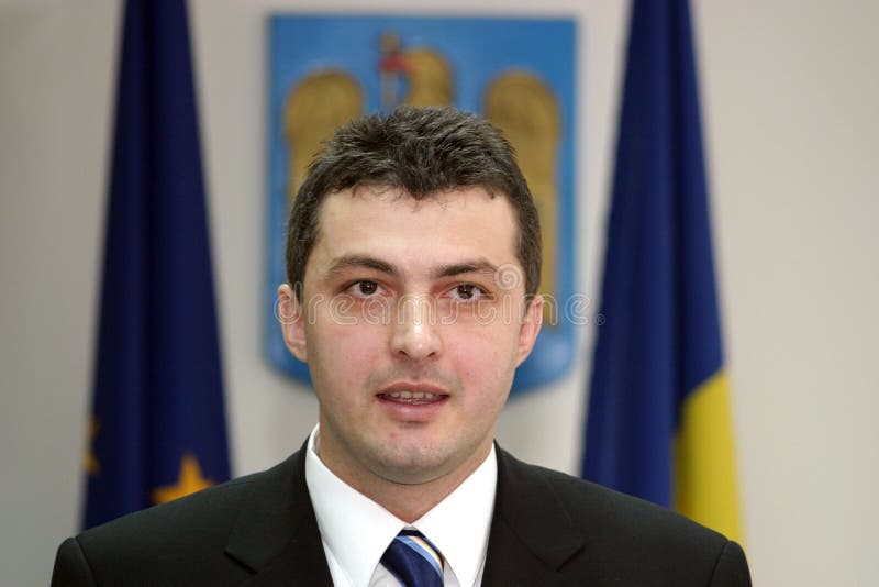 Codrut Seres editorial stock image. Image of flag, microphone - 36499414