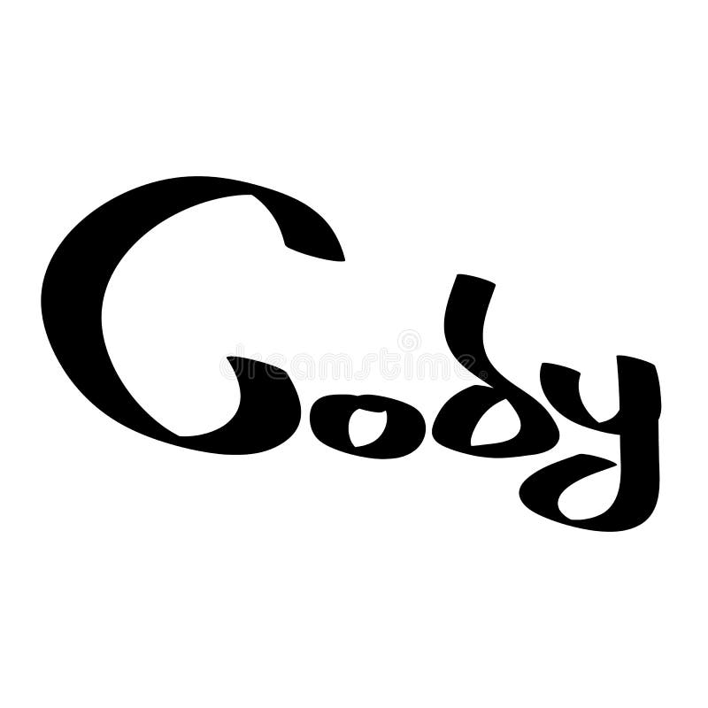 Cody Male Name Street Art Design. Graffiti Tag Cody. Vector Art. Stock ...