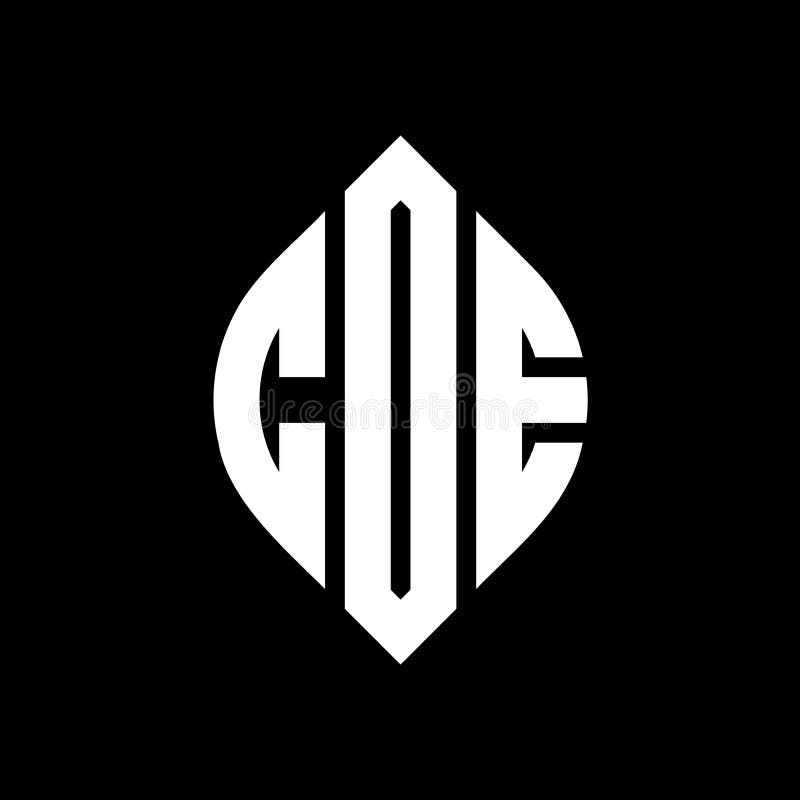 COE Circle Letter Logo Design with Circle and Ellipse Shape. COE ...