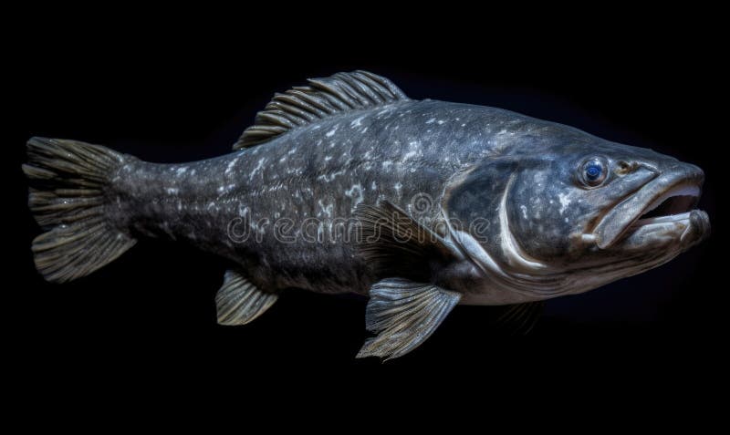 A Beautiful Photograph of the Coelacanth Stock Illustration ...