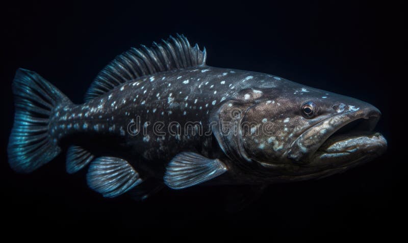 A Beautiful Photograph of the Coelacanth Stock Illustration ...