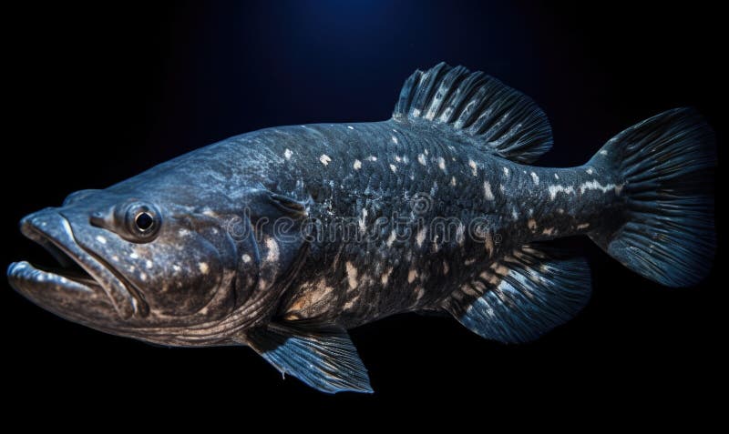 A Beautiful Photograph of the Coelacanth Stock Illustration ...