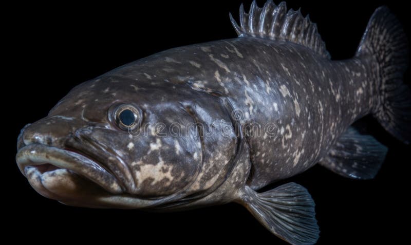 A Beautiful Photograph of the Coelacanth Stock Illustration ...
