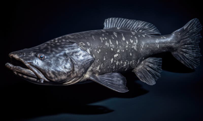 A Beautiful Photograph of the Coelacanth Stock Illustration ...