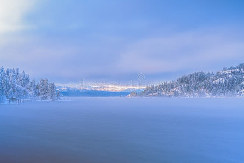 Coeur D Alene Lake stock photo. Image of nature, beautiful - 267162434