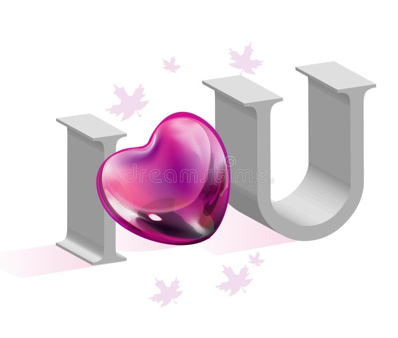 Coeur je t'aime illustration de vecteur. Illustration du illustration ...